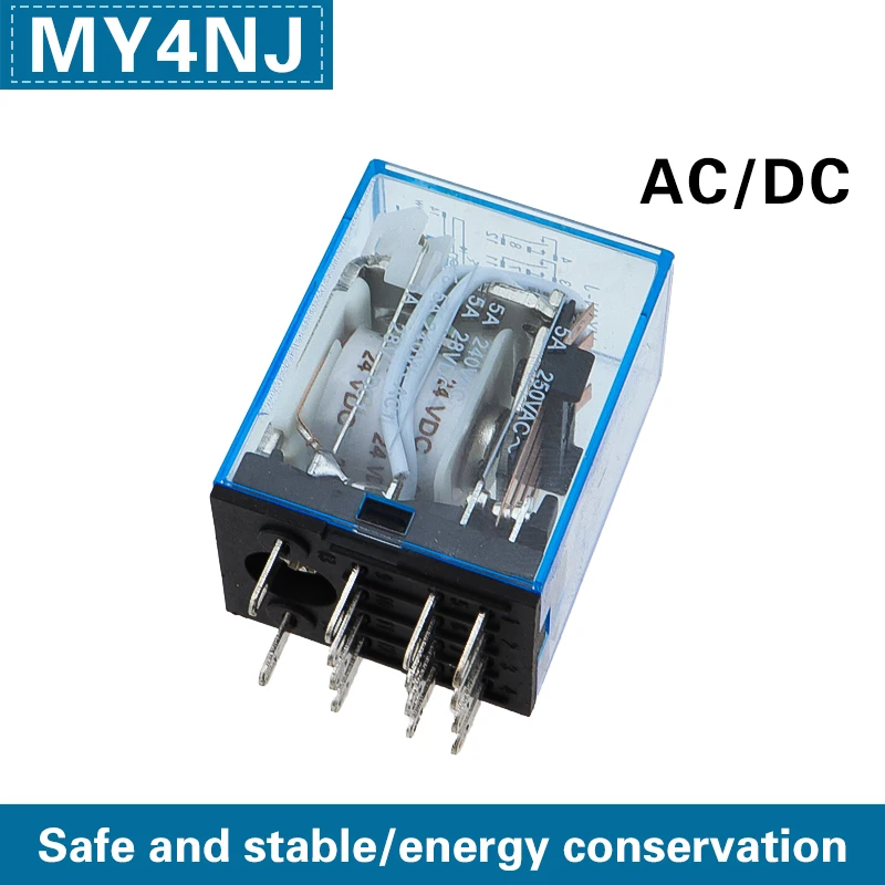 1PCS-MY4NJ-relay-HH54P-MY4N-J-14-Pin-AC-DC-6V-12V-24V-36V-48V-110V.jpg