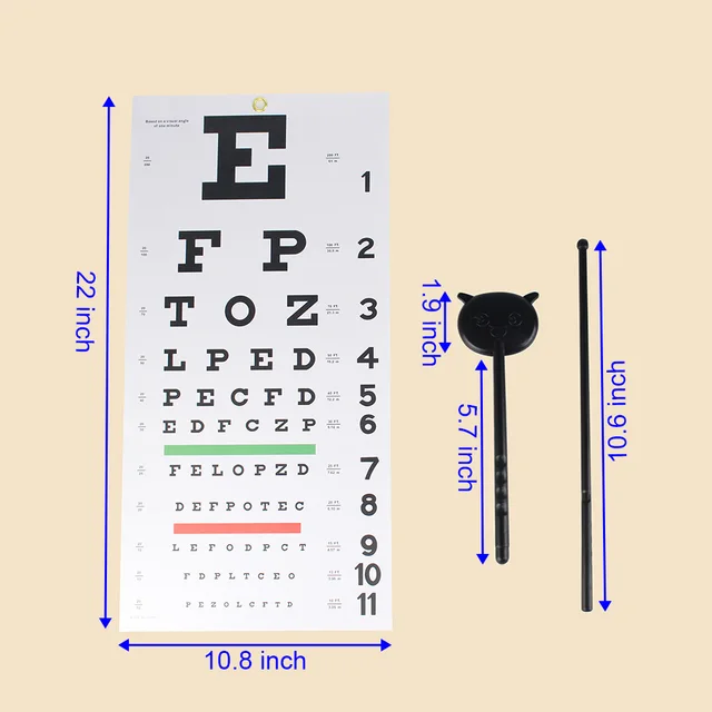 Printable Snellen Eye Chart 10 Feet