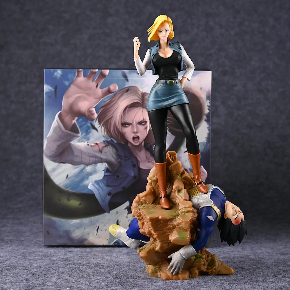 Dragon-Ball-Z-Figure-No-18-Lazuli-Android-18-Vegeta-Anime-Girl-PVC ...