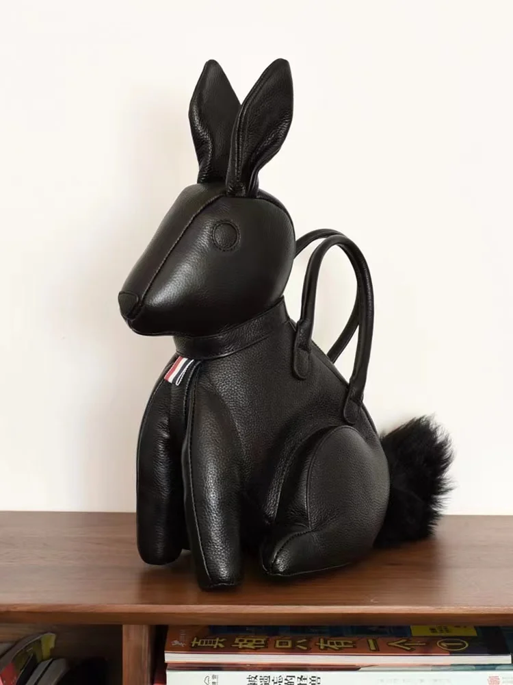 New Women Handbags Luxury Brand Rabbit Design Leather Trendy Tote ...