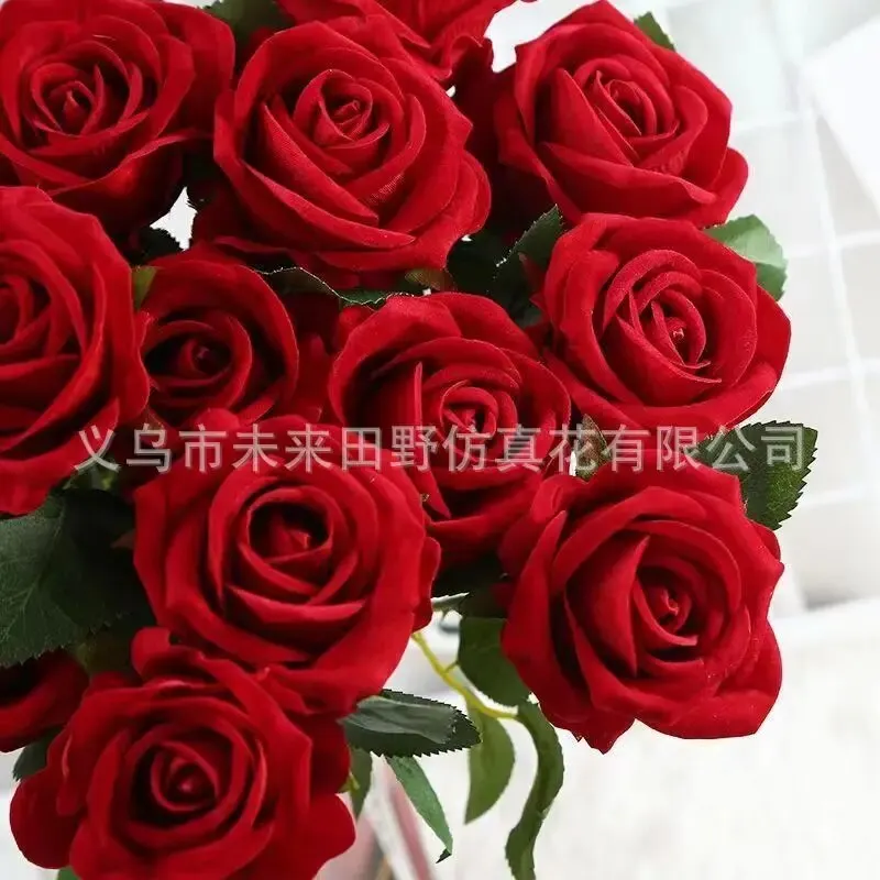 Pl-stico-Flores-Falsas-Bouquet-Decora-o-De-Flores-Artificiais-TV ...