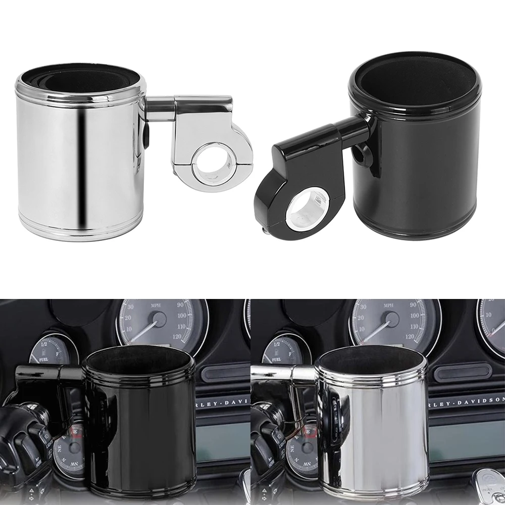 ABS-Motorcycle-Adjustable-Cup-Holder-Handlebar-Drink-Bottle-22mm-32mm ...