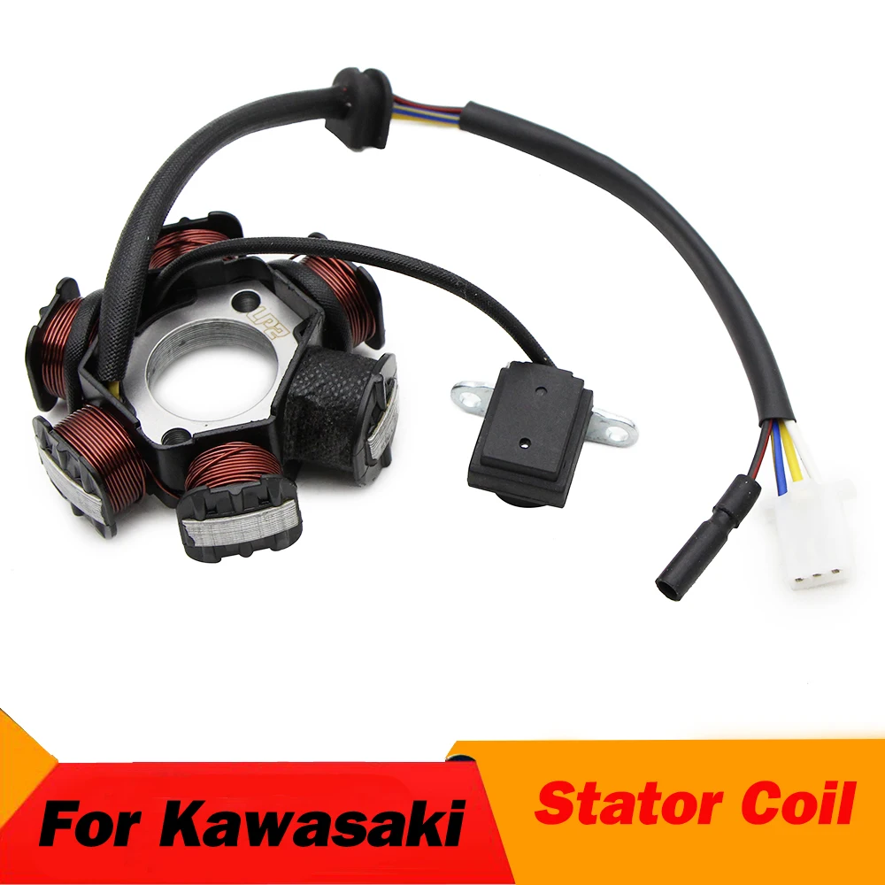 Motorcycle-Generator-Magneto-Stator-Coil-For-Kawasaki-21003-1268-AN110 ...