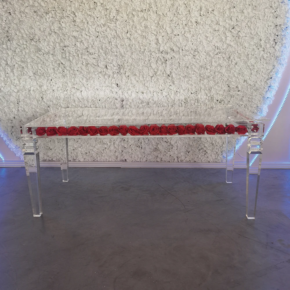 Modern Style Wedding Throne Elegant Flower Decor Dining Table ...
