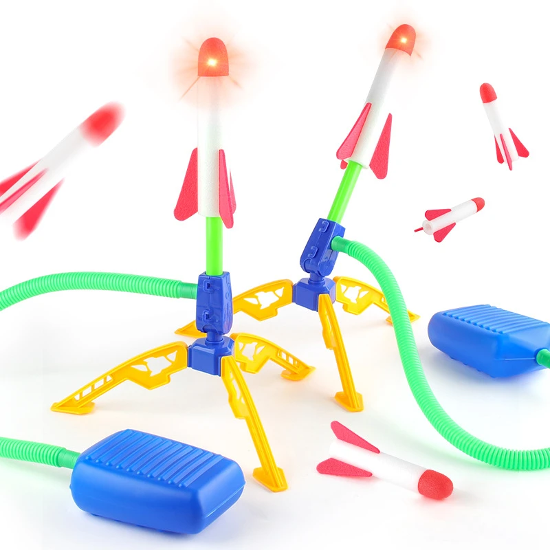 Air Pressed Stomp Rocket Launcher | Rocket Launcher Switch - Children's ...