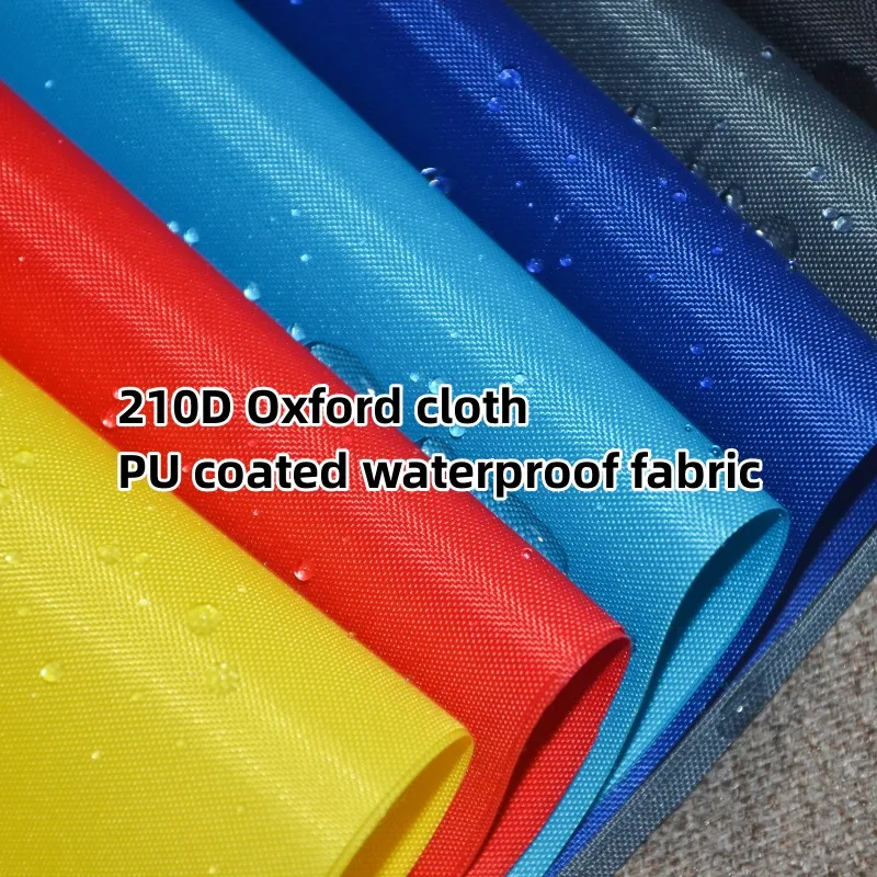 210D-Oxford-PU-coated-waterproof-fabric-tent-canopy-umbrella-drawstring ...