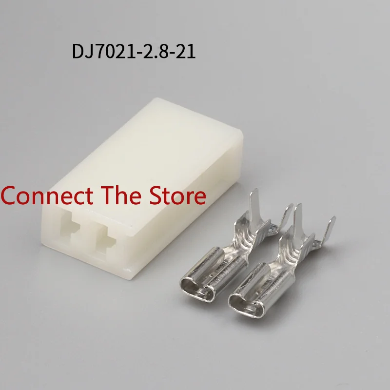 10PCS DJ7021-.8-11/1 Automotive Connector p Hole Core Wire