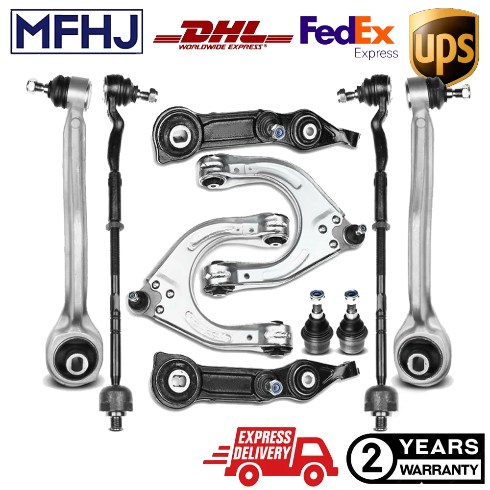 12Pc-Upper-Lower-Control-Arm-Ball-Joint-Tie-Rod-For-Mercedes-Benz-E320 ...