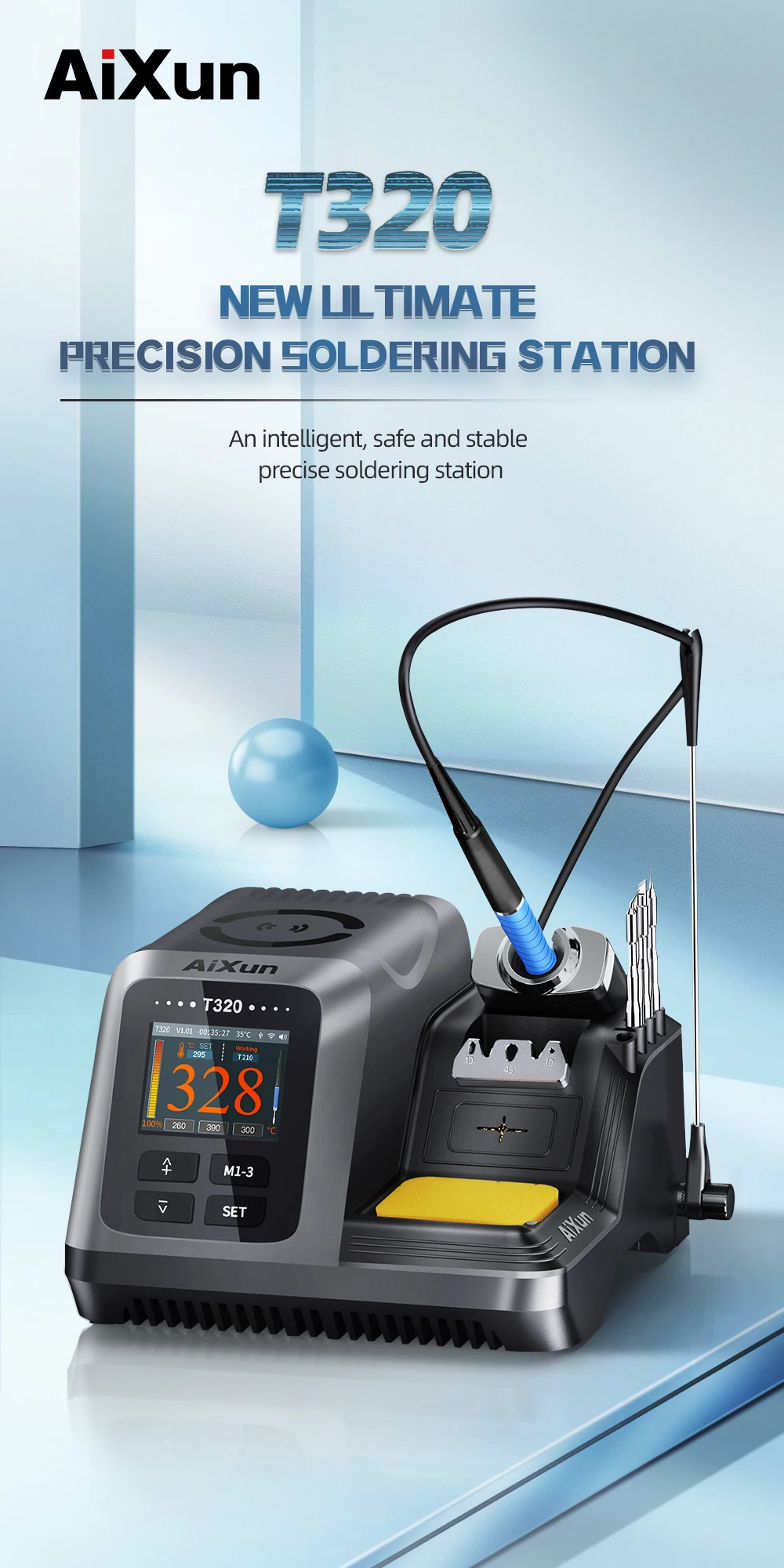 US$ 120.00 - AIXUN T320 Soldering Station Compatible Original Soldering ...