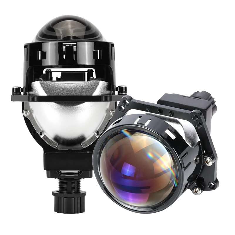 BI LED Projector Lens 3 Inch 65W 6000K High Beam Low Beam Car Upgrade ...