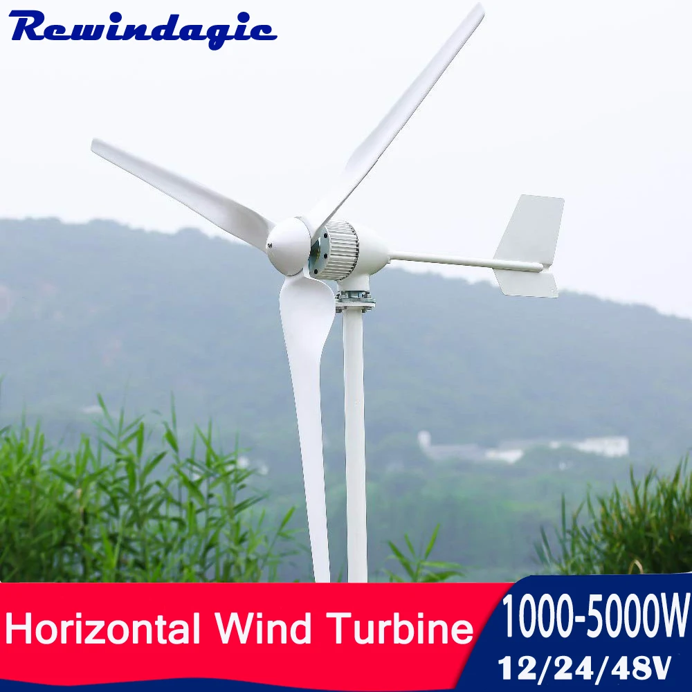 2000w-3000w-5000w-Wind-Power-Turbine-Generator-12v-24v-48v-96v-With ...