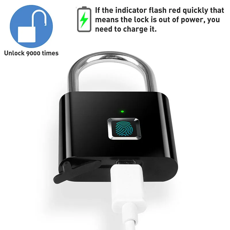 Candado-de-huella-Digital-impermeable-sin-llave-candado-de-seguridad ...