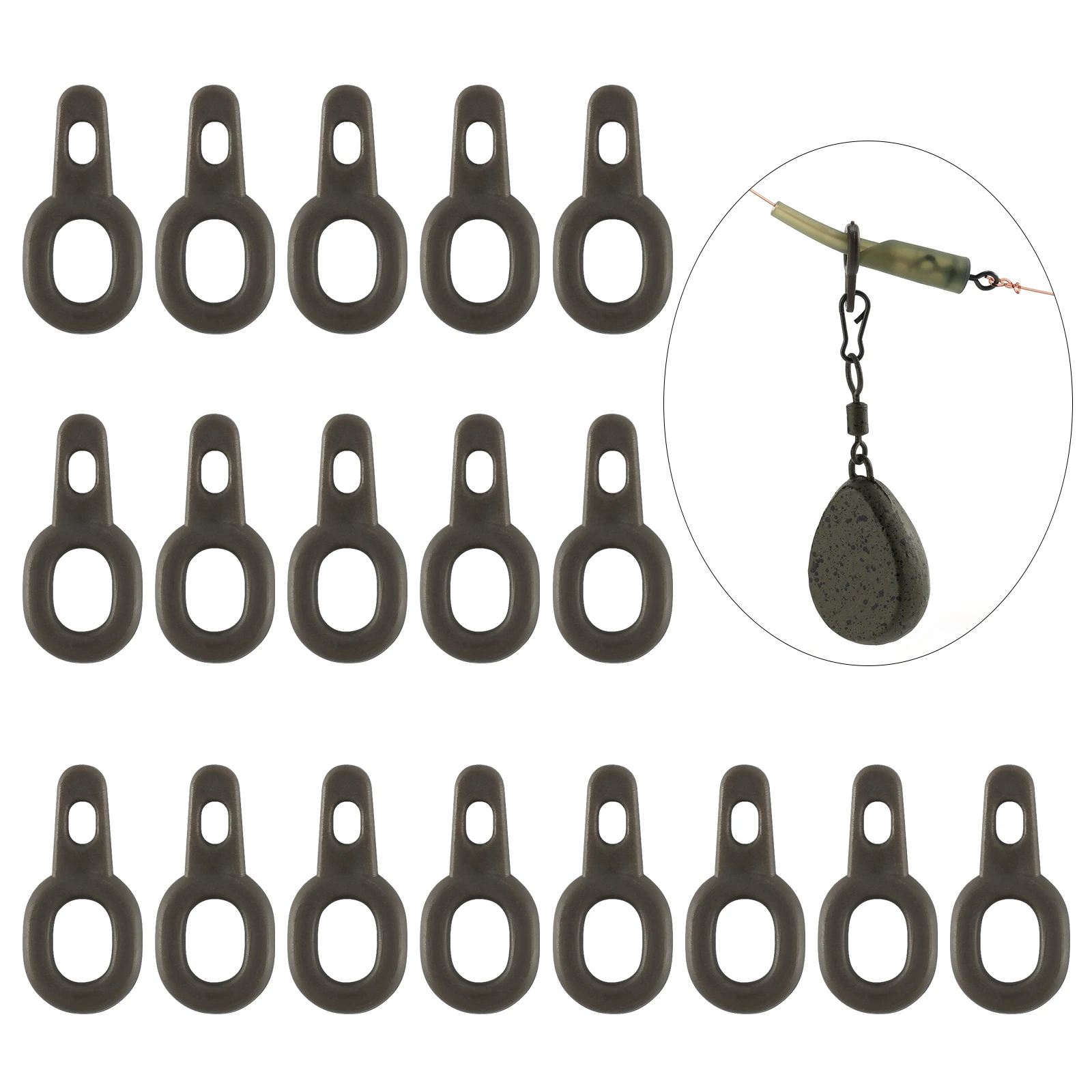 30pcs-Carp-Fishing-Run-Ring-Easy-Glide-Weight-Sinker-Clips-For-Carp ...