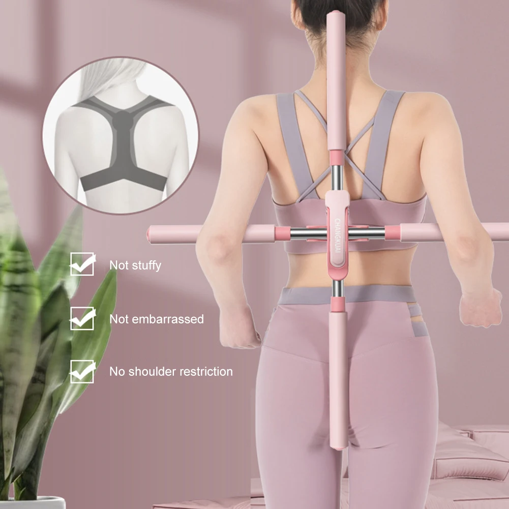 Adjustable-Yoga-Sticks-Stretching-Humpback-Correction-Stick-Open ...