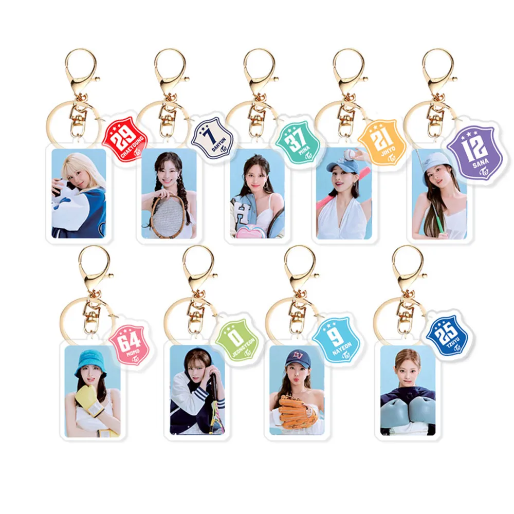 Kpop Twice Keychain READY TO BE Acrylic Pendant Keyring TZUYU SANA MINA ...