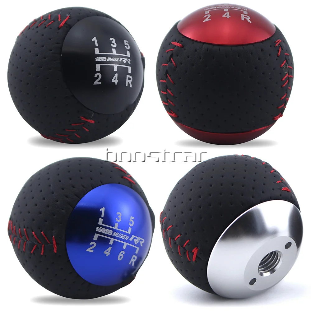 Leather JDM Racing Car Gear Shift Knob M10x1.5 for Honda CRZ Type R ...