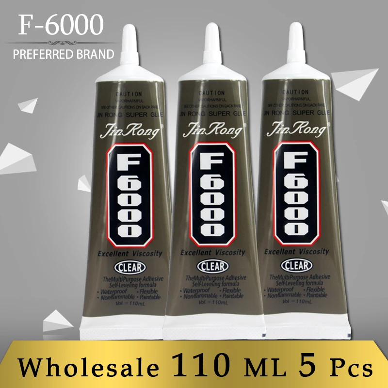 5PCS-Genuine-F6000-Glue-110ml-Super-Adhesives-For-Jewellry-Beads ...