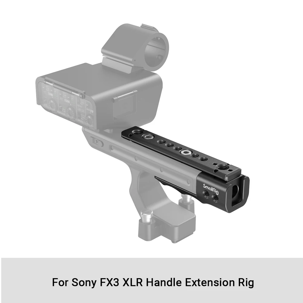 Gaiola de câmera Smallrig para Sony FX30 FX3 XLR Camera Handle Extensão ...
