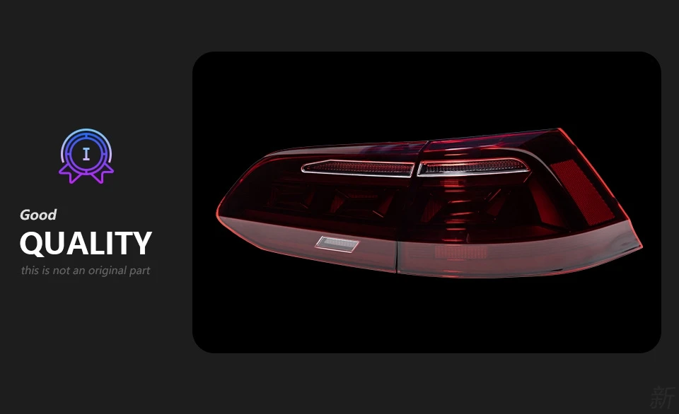 Car Tail Lamp Light For Golf 7 Variant Tail Lights 2013-2020 Golf 7.5 ...