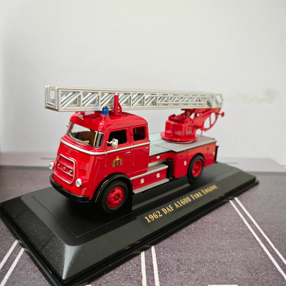 1: 43 DAF A1600 Fire Engine Die Casting Simulation Cloud Ladder Fire ...