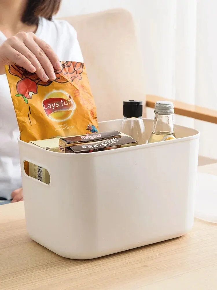 Plastic-Covered-Desktop-Storage-Box-For-Office-Dustproof-Clothing ...