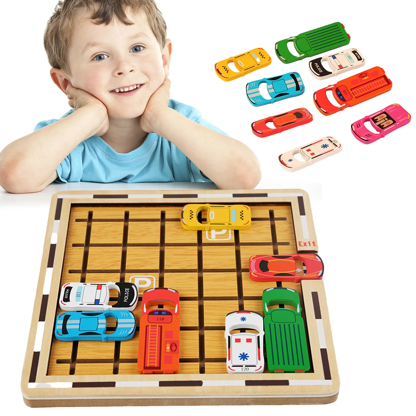 Logic-Brain-Car-Model-Heavy-Traffic-Game-Parking-Geometric-Puzzle-Early ...