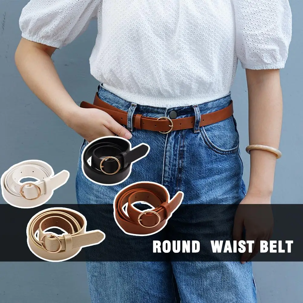 Fashion-Women-Leather-Belt-Classic-Retro-Simple-Belts-for-Girls-Metal ...