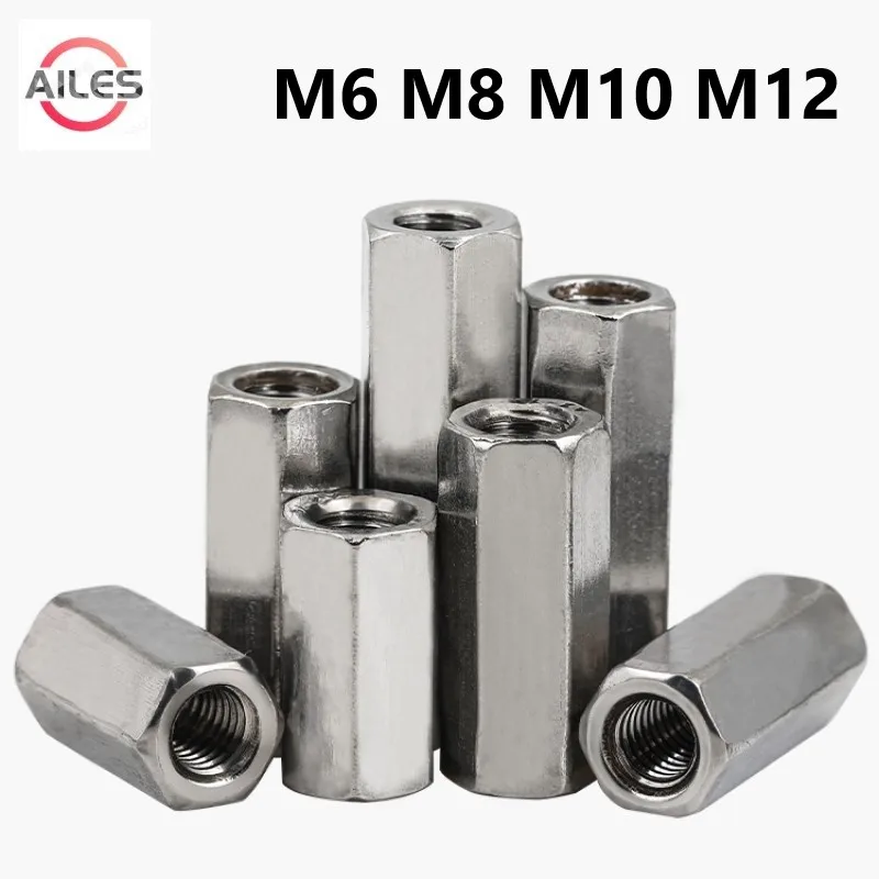 M6-M8-M10-M12-A2-70-304-Stainless-Steel-Hexagon-Hex-Extend-Long-Rod ...