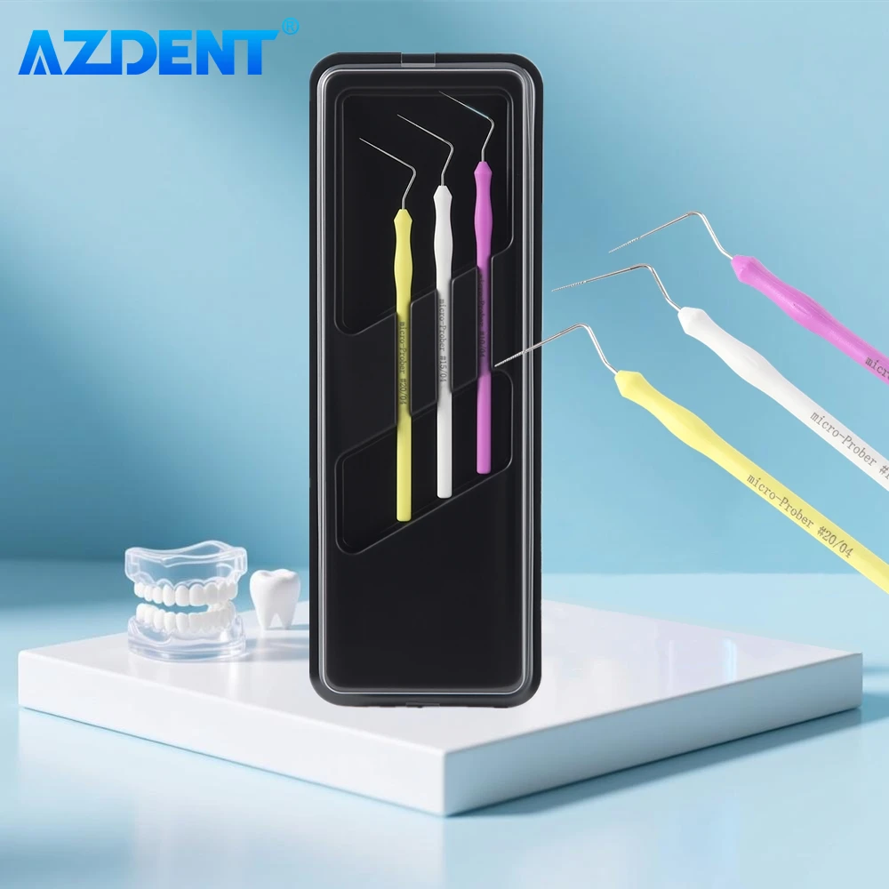 3PCS/Set AZDENT Dental Root Canal Files Micro Therapy Scope Probe ...