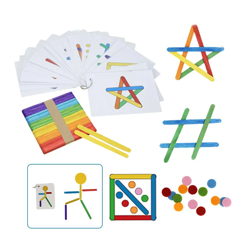 Creative-Kids-Logical-Puzzle-Toys-Montessori-Color-Shape-Matching-Games ...