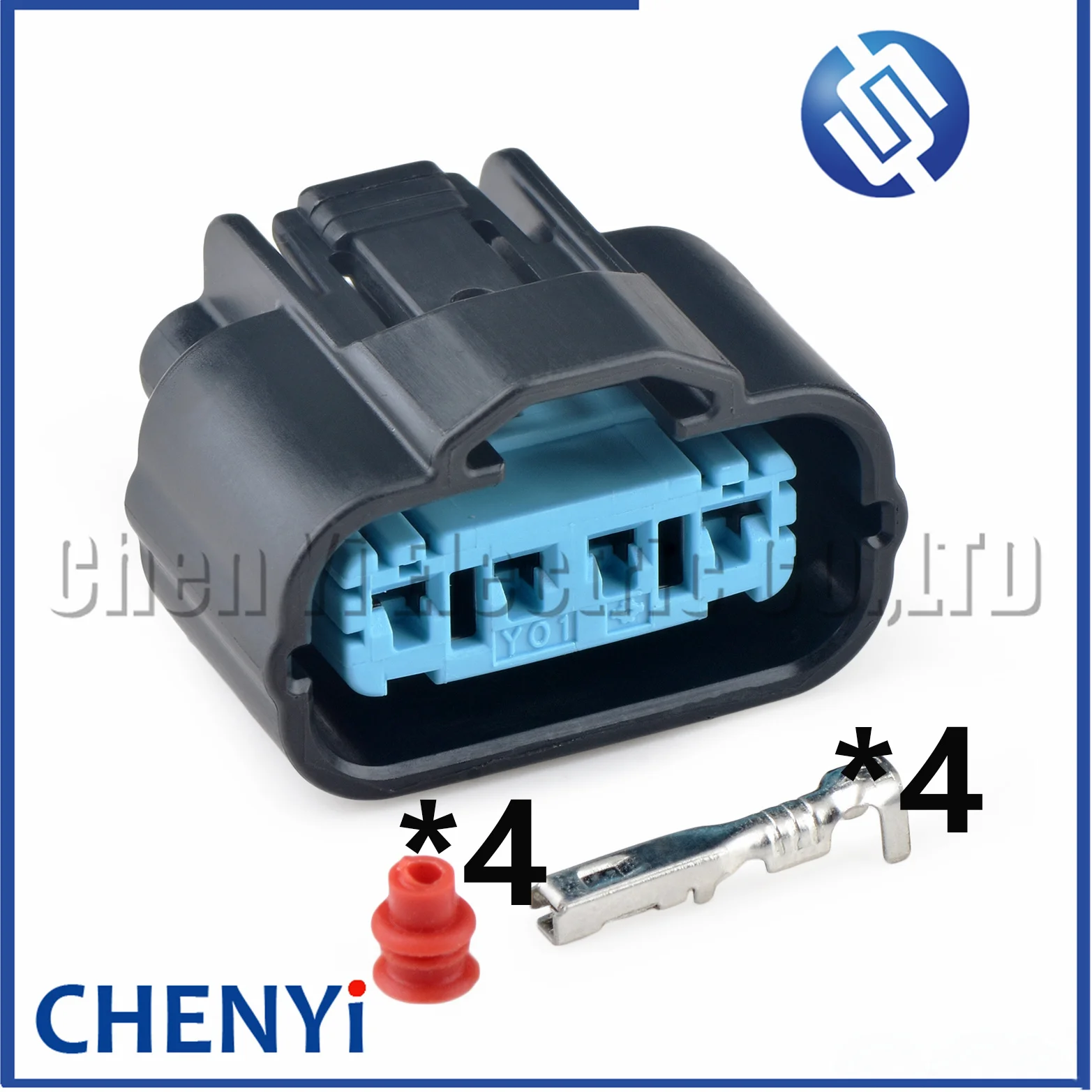 4 Pin Automotive waterproof connector Car ignition coil Wire harness ...