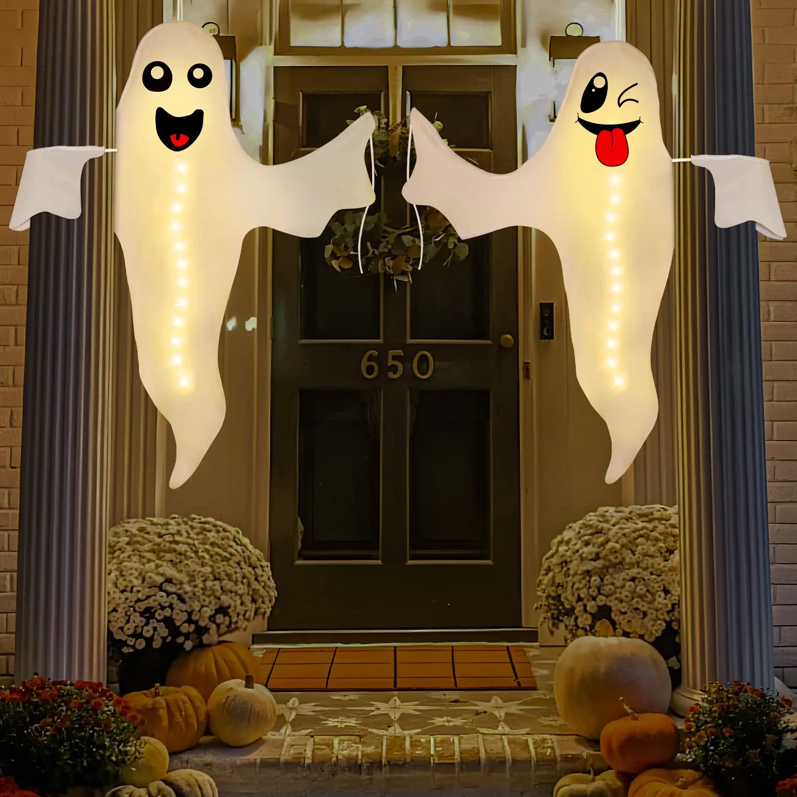 Printable Halloween Ghost Decorations