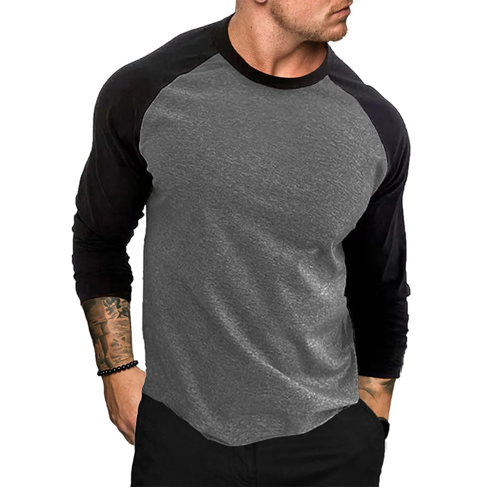 Polyester-Long-Sleevet-Shirts-men-Men-S-Fashionable-Casual-Comfortable ...