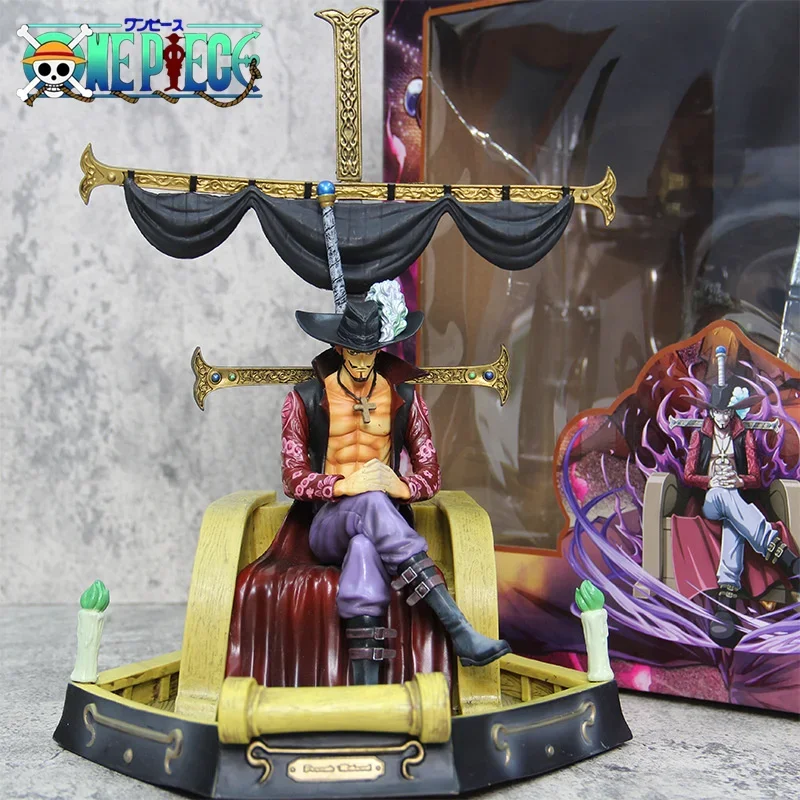 32cm-One-Piece-Oka-Shichibukai-Throne-Dracule-Mihawk-Sitting-Sofa ...