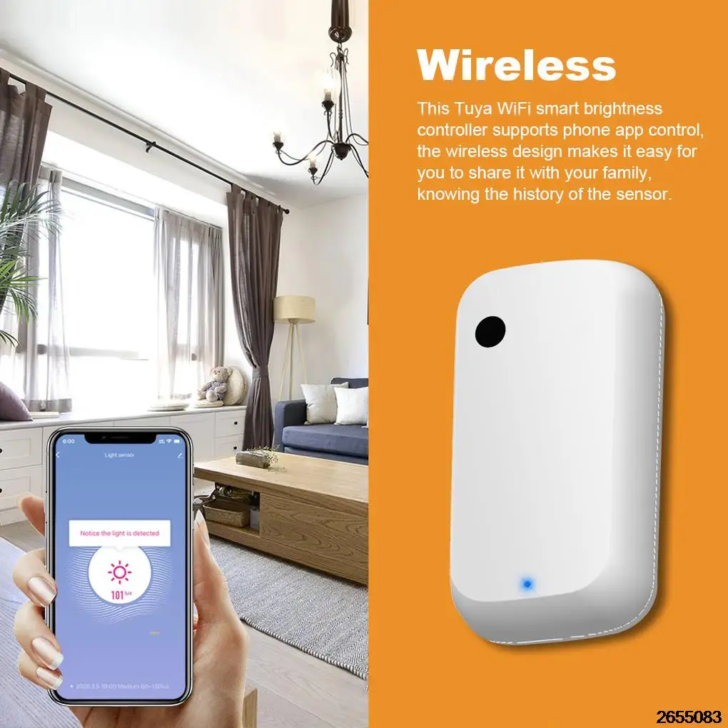 Tuya Wifi Smart Light Sensor | Smart Home Wifi Light Sensor ...