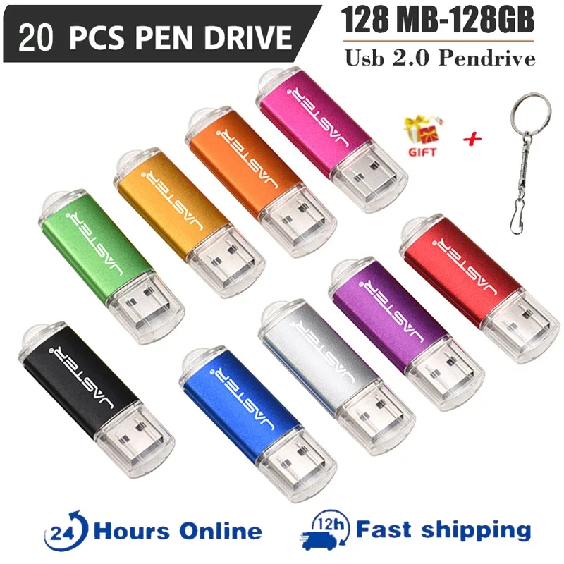 20-PCS-LOTE-Colorful-USB-Flash-Drive-128GB-Wholesale-Pen-Drive-64GB ...