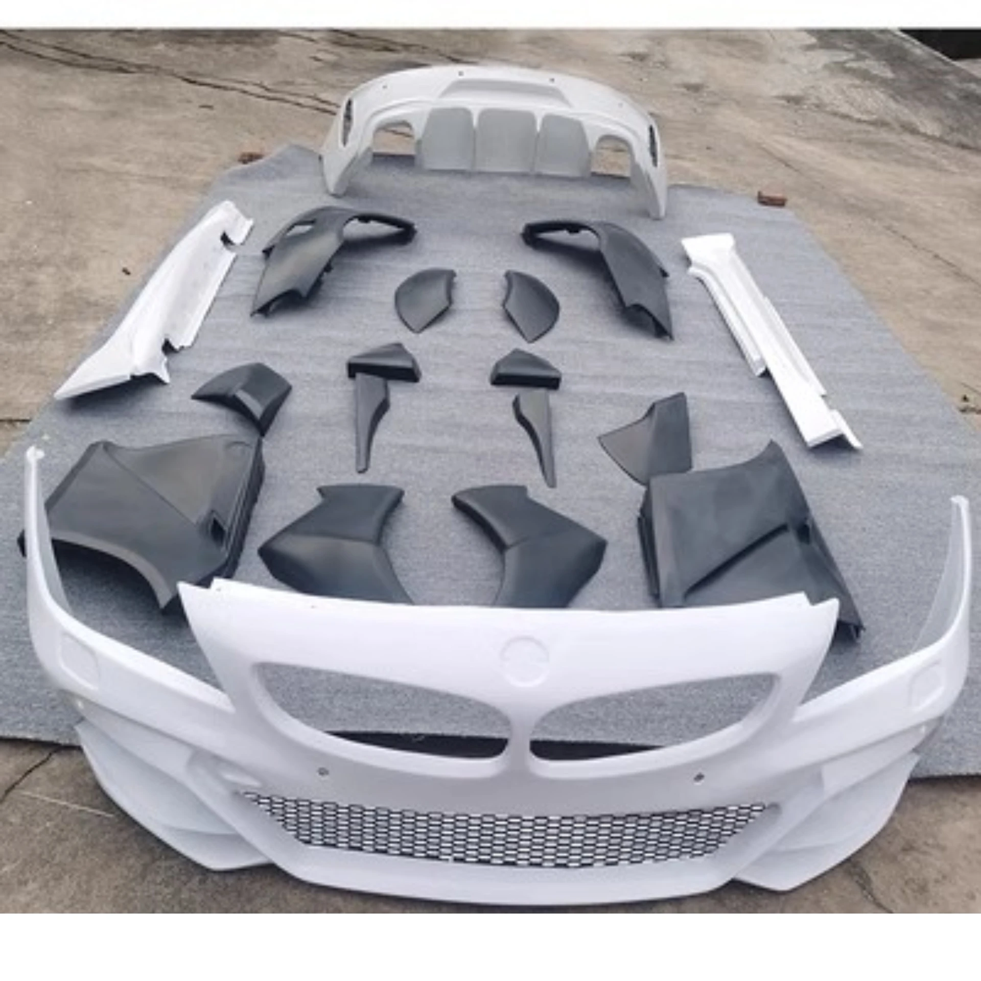 Front-Rear-Bumper-for-BMW-Z4-09-18-Tail-Throat-Radiator-Grille-Tail ...