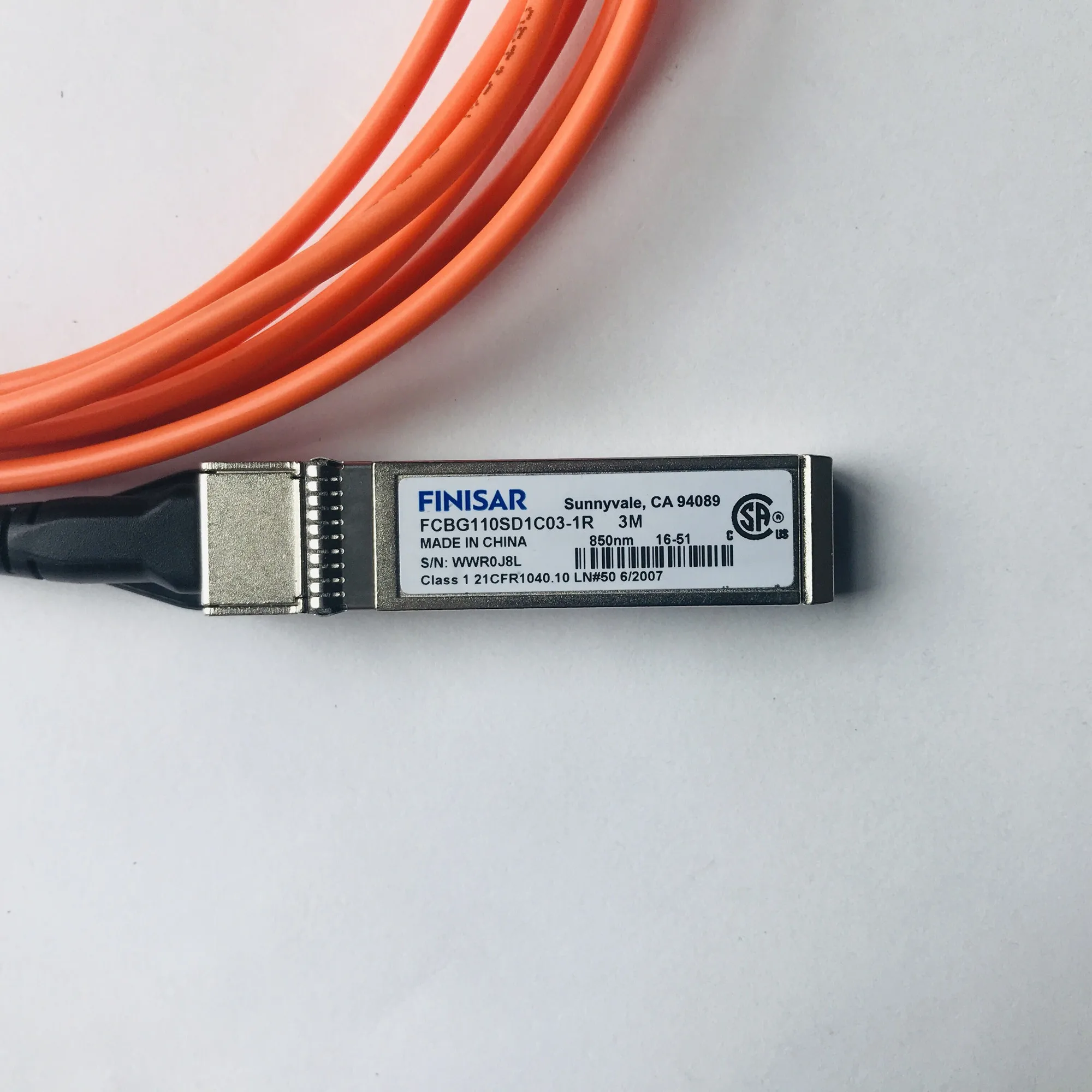 Finisar 10GB Optical Fiber Cable AOC Optical Module SFP/Finisar 10G AOC ...