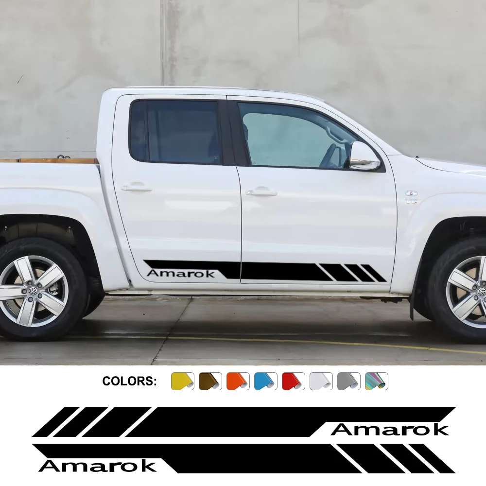 Pickup-Stickers-For-Volkswagen-VW-Amarok-V6-2023-Car-Door-Side-Skirt ...