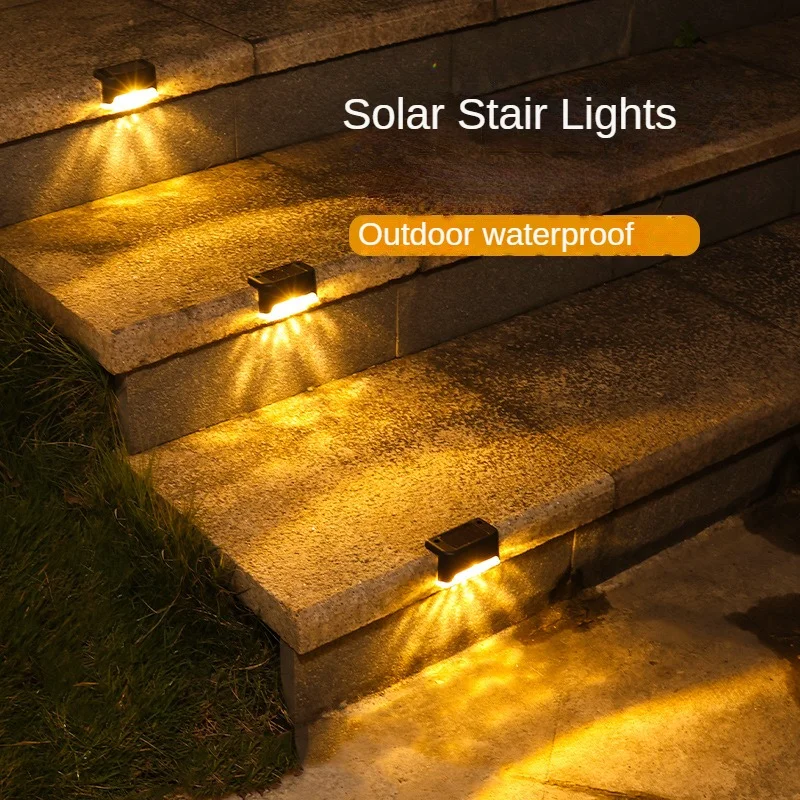 JVEE-4-8-16PCS-LED-Solar-Stair-Light-Waterproof-Passage-Courtyard ...