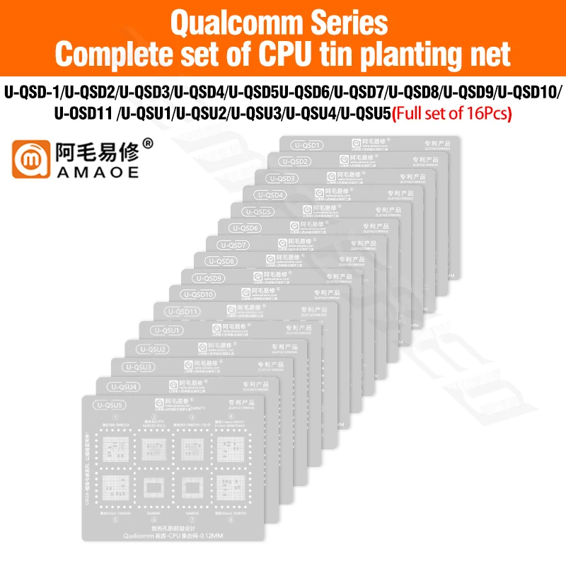 AMAOE-Qualcomm-Universal-Multi-Function-BGA-Reballing-Stencil-for-U-QSD ...