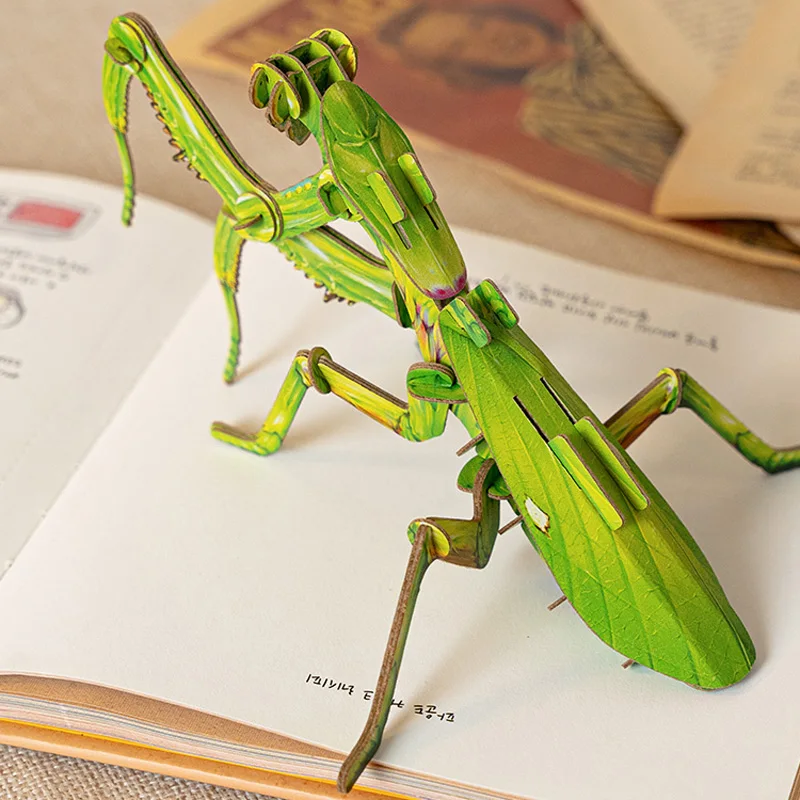 Children-Giant-Asian-Mantis-3D-Kraft-Paper-Puzzle-Diy-Creative-Splicing ...