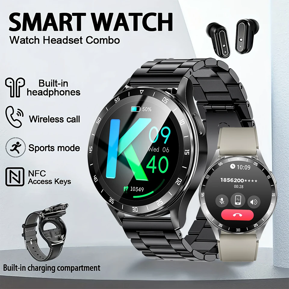 X10-Headset-Smart-Watch-TWS-2-in-1-waterproof-Wireless-Bluetooth ...