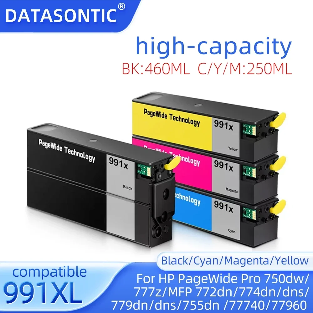NEW 991 991X Ink cartridge Compatible For HP PageWide Pro 750dw 777z ...