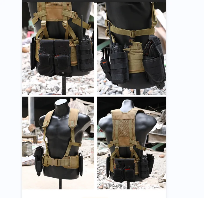 Tactical H Backstrap Bearing Waist Seal Wide Belt Multifunctional Leg ...