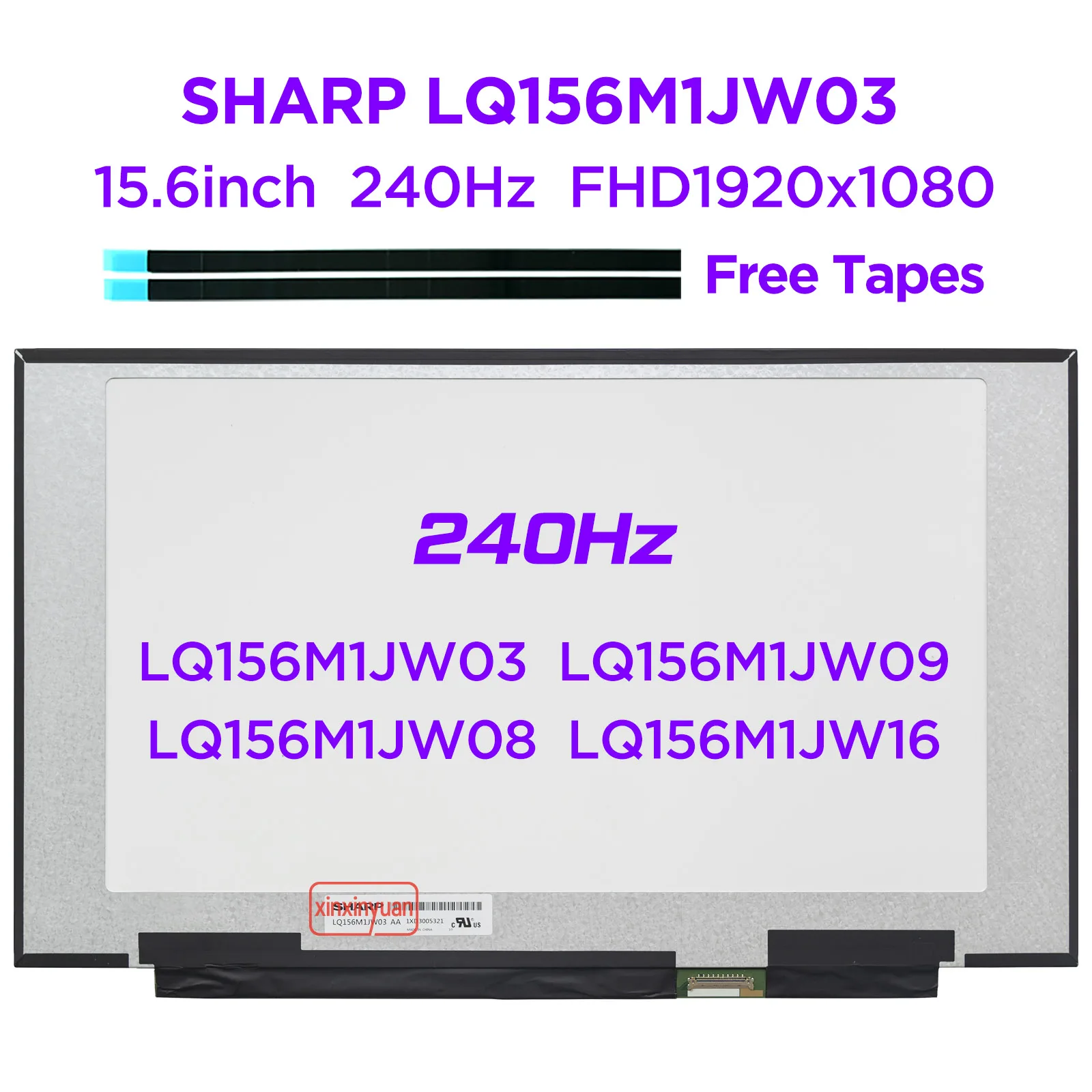15-6-240Hz-Laptop-LCD-Screen-LQ156M1JW03-LQ156M1JW09-LQ156M1JW08 ...