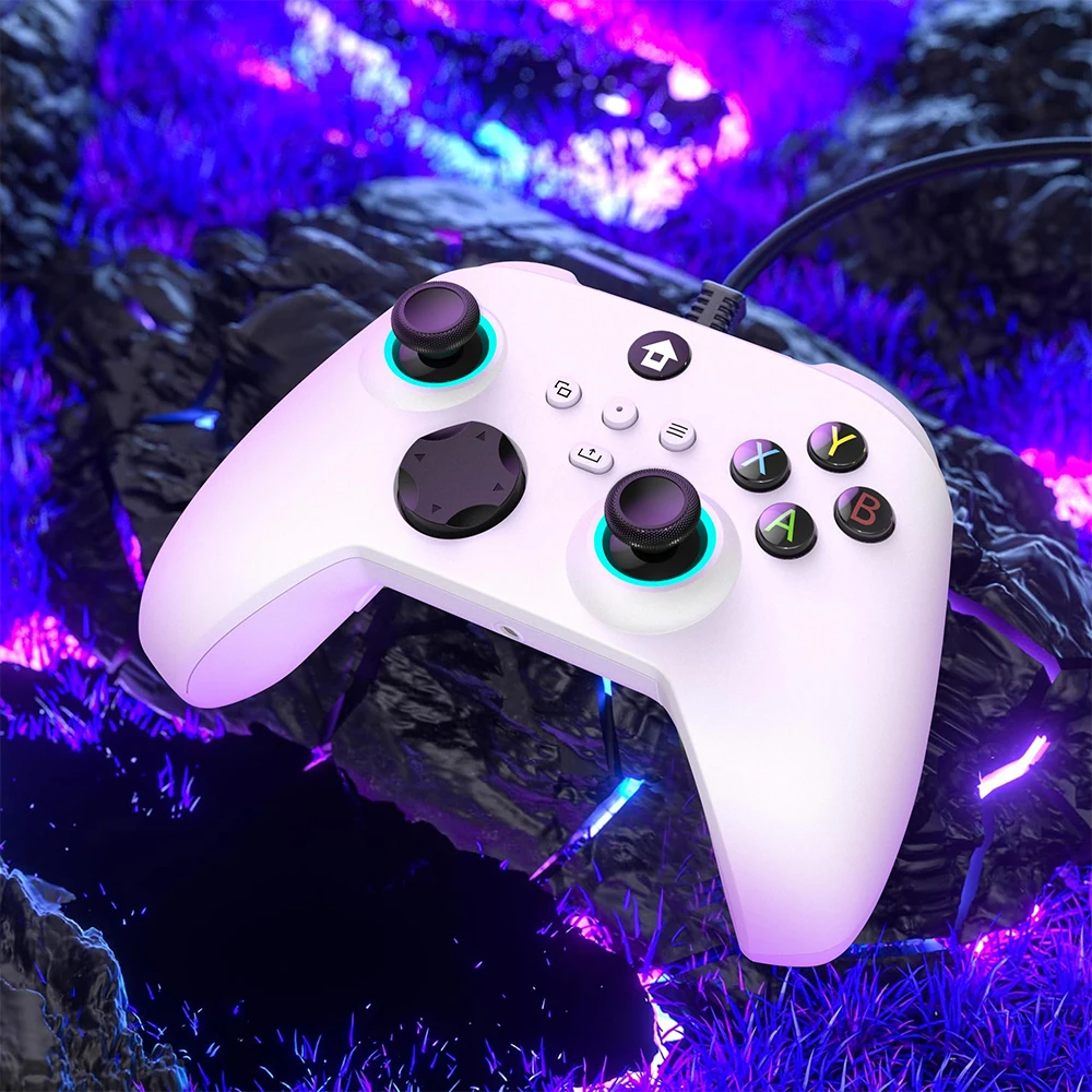 Wired-USB-RGB-Gamepad-For-Xbox-One-Six-Axis-Vibration-with-Turbo-Game ...