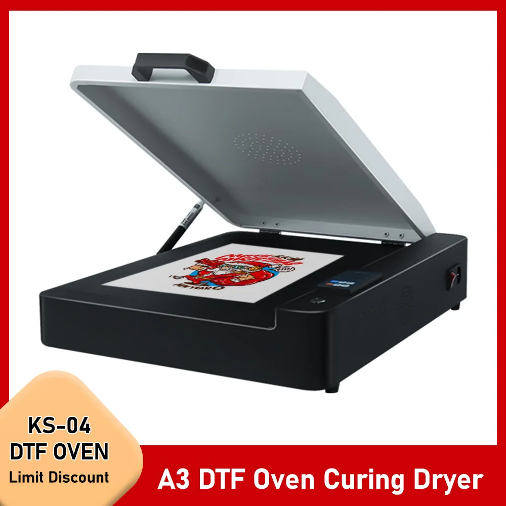 A3 DTF Oven Dryer with Temperature Control A3 A4 DTF Oven Curing Heater DTF Transfer Hot Melt ...