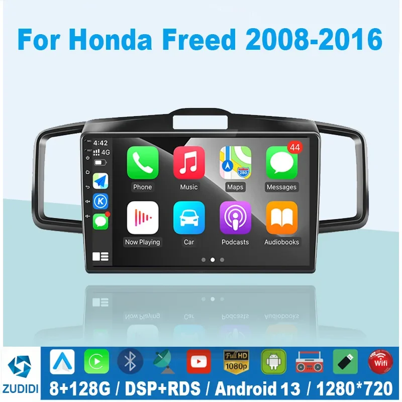 4G-CarPlay-For-Honda-Freed-1-Spike-2008-2016-Android-Radio-Screen-Car ...