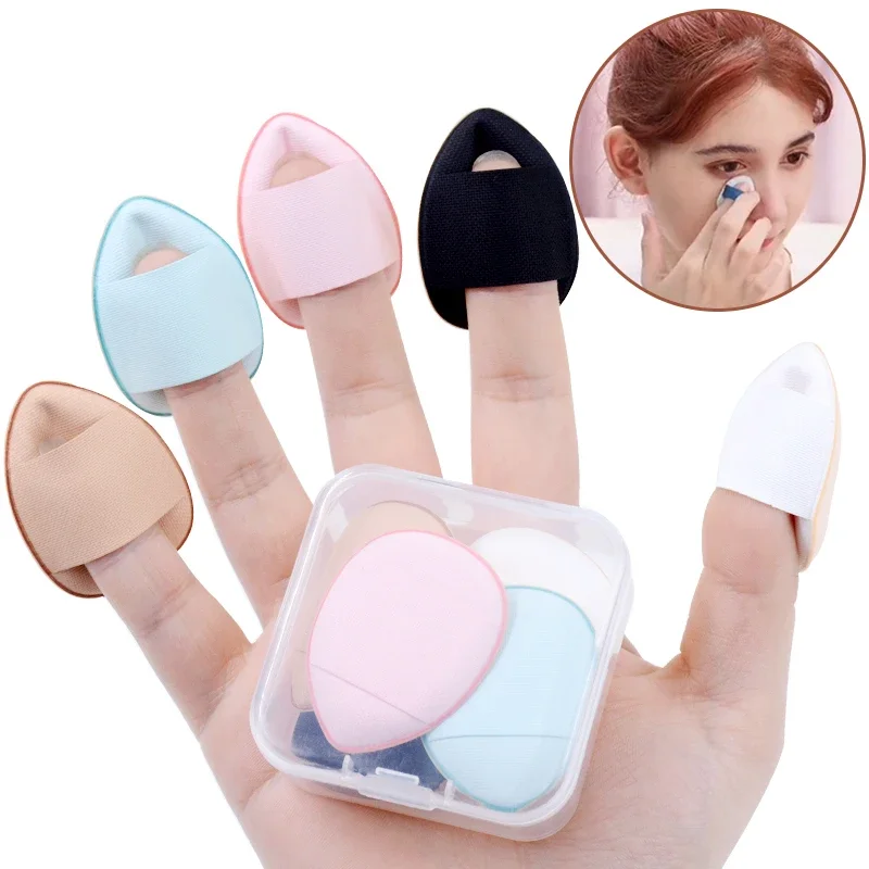 5-10Pcs-Mini-Finger-Puff-Foundation-Small-Air-Cushion-Powder-Sponge ...